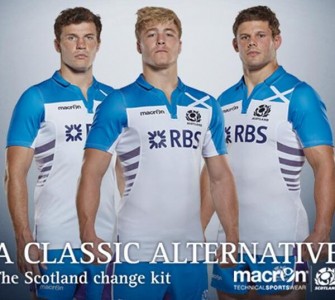 New Scotland Away Rugby Top 2013/2014- Macron Scotland Alternate Strip ...