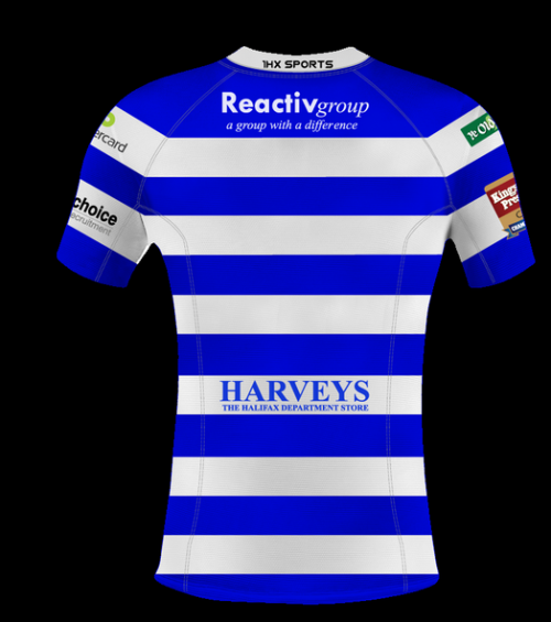 Ev2 Sportswear Halifax RLFC 2015 Shirt- New Halifax RL Home Kit 2015 ...